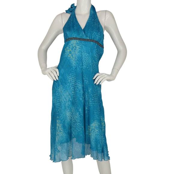 To the Max | Dresses | To The Max Silk Teal Snake Cheetah Animal Print ...